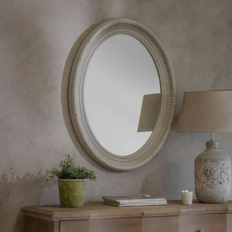 Charles Ted Harrison Panel Mirror | Elegant Rectangular Wall Mirror for ...