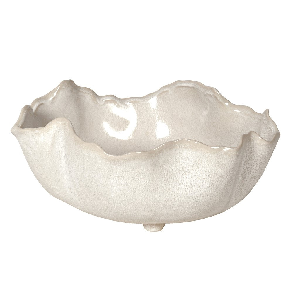 Seraphina Delicate Wave Edge Ceramic Bowl – CharlesTed Home